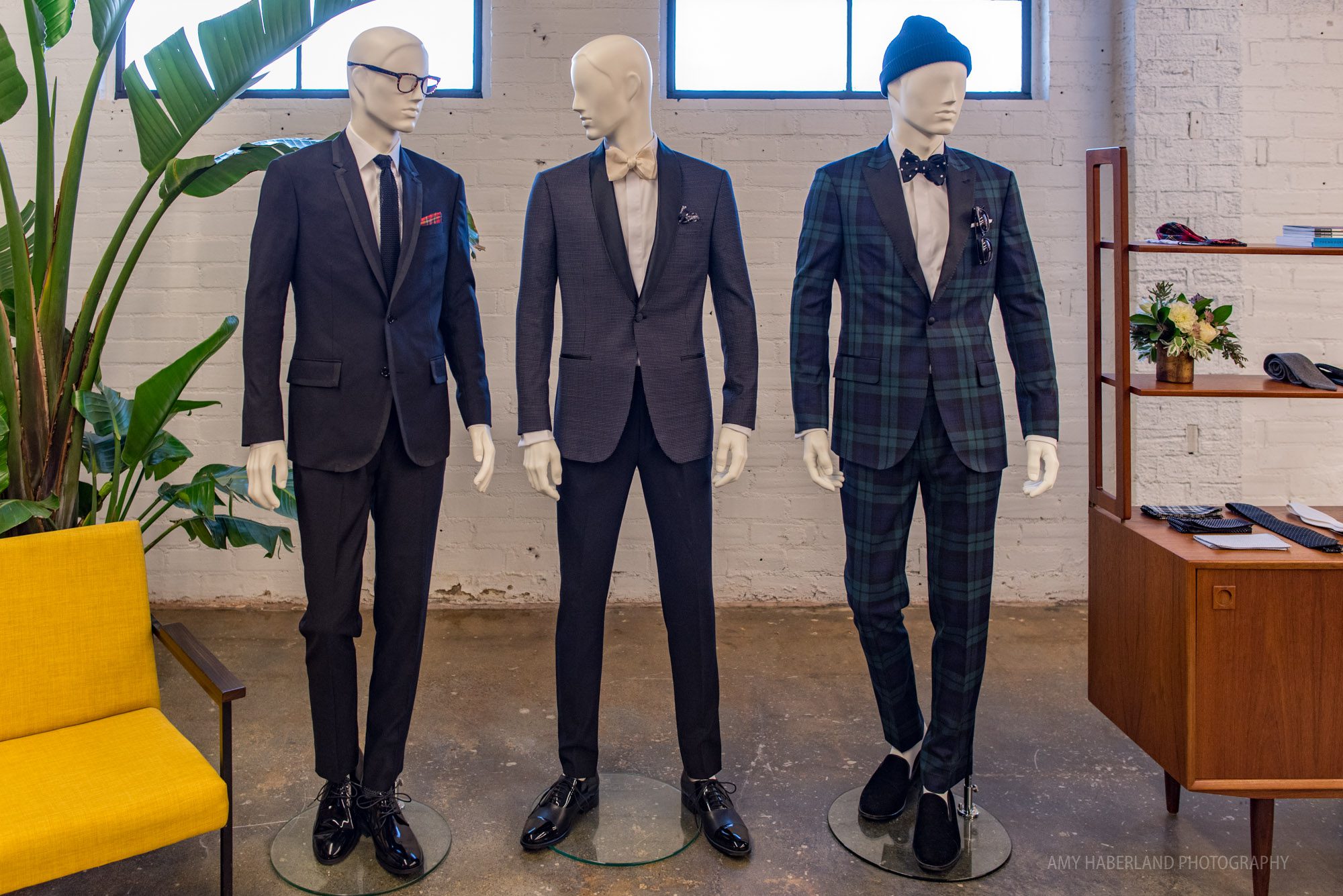 THE BLACK TUX Wedding Attire - Amy Haberland Photography